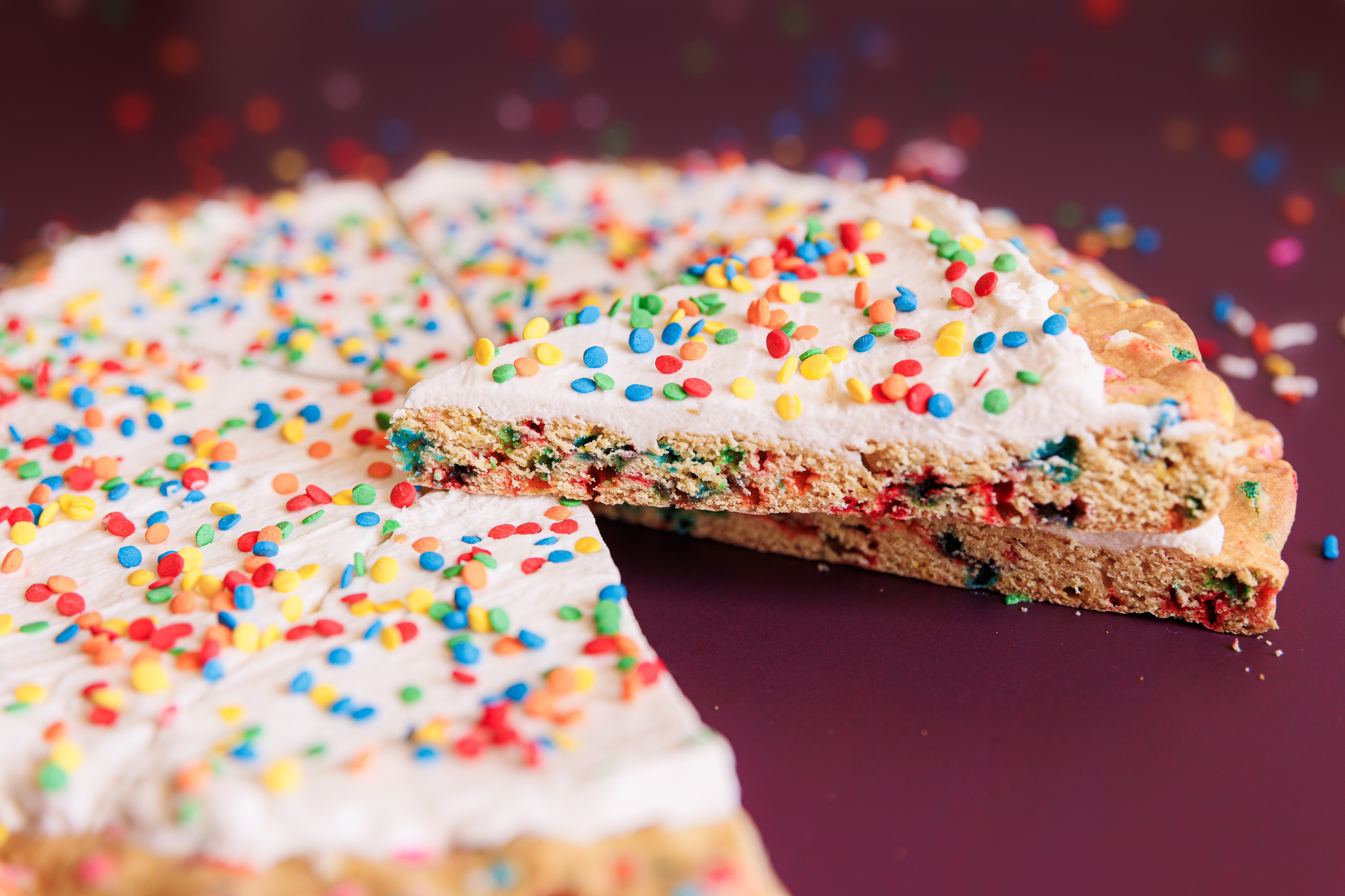 Funfetti of Destruction - Funfetti with Sprinkles – Grunge Cookie Pizza Co.